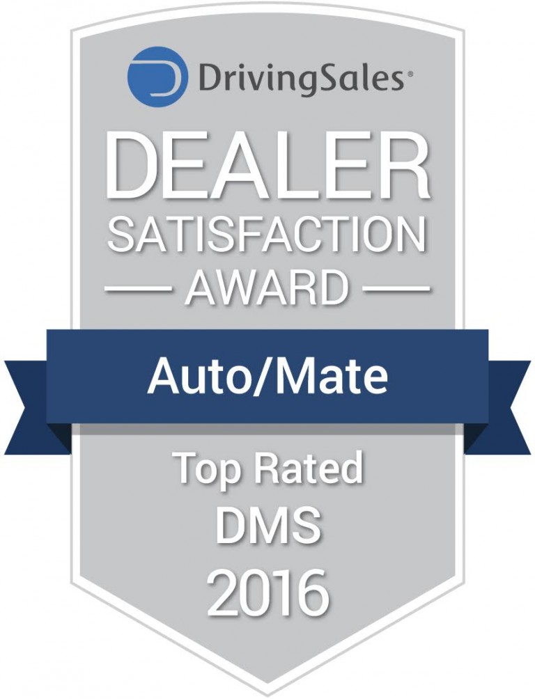 Auto/Mate Receives "Top Rated" DrivingSales Dealer Satisfaction Award ...